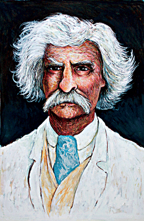 Mark Twain - Legendary Houston artist Bob Camblin, 1928-2010